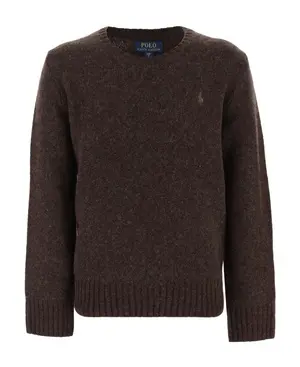 Polo Ralph Lauren Crew Neck Sweater With Embroidered Logo