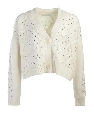Max Mara V-neck Long-sleeved Sweater