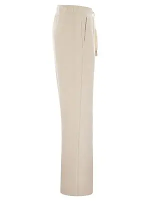 Max Mara Wide Leg Trousers With Drawstring Closure
