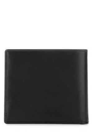 TOD'S Logo Plaque Bi-fold Wallet - Black