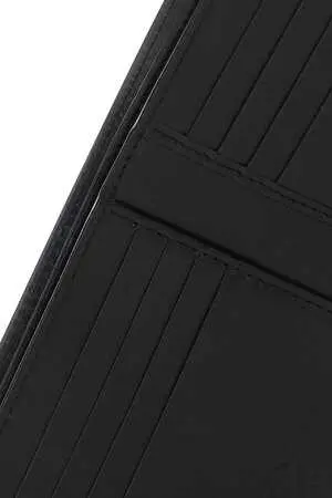 TOD'S Logo Plaque Bi-fold Wallet - Black