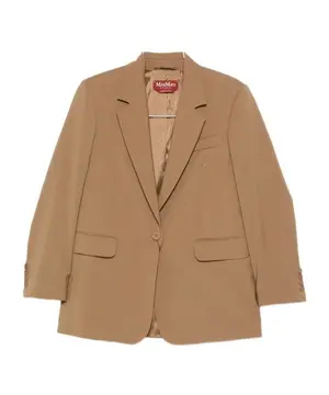 Max Mara Single-breasted Blazer - Brown