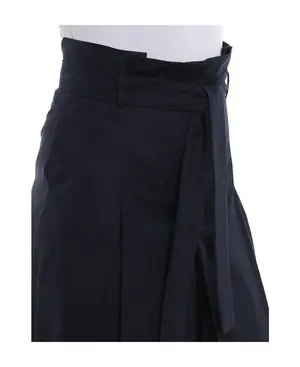 Max Mara Lace-up Wide-legged Casual Pants