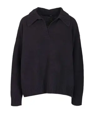 Max Mara V-neck Jumper With Polo Collar