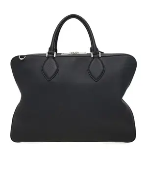 FERRAGAMO Leather Tote Bag - Black