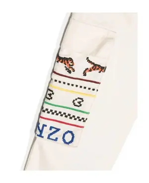 Kenzo Embroidered Casual Pants