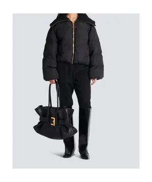 Balmain Large Calfskin Anthem Bag