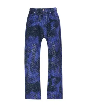 Off-White Logo-jacquard Straight Leg Jeans - White