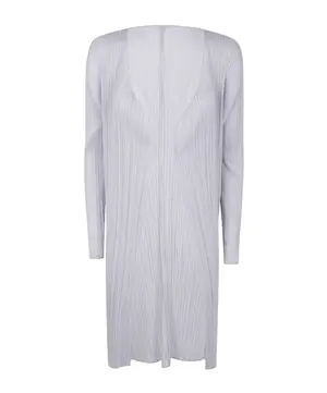 PLEATS PLEASE BY ISSEY MIYAKE Pleated Cardigan-coat