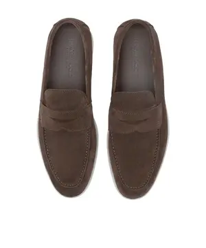SCAROSSO Luciano Almond Toe Loafers - Brown