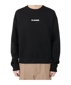 JIL SANDER Crewneck Sweatshirt - Black