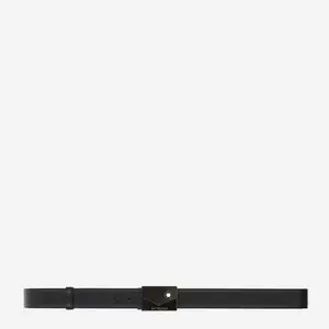 Montblanc Logo Engraved Buckle Belt