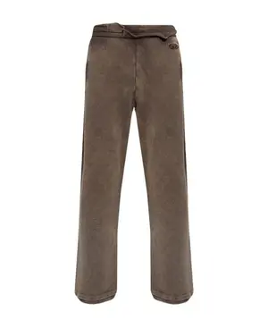 DIESEL® Wide-leg Sweatpants - Brown