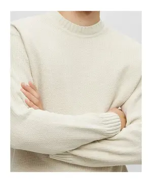Hugo Boss Ribbed-knit Cotton Jumper - Nude