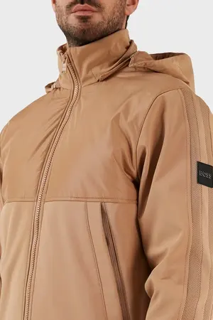 Hugo Boss Hooded Long-sleeved Casual Jacket
