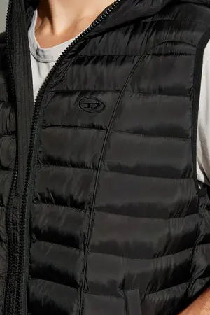 DIESEL® Quilted Hooded Vest