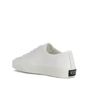 Valentino Garavani Logo Printed Lace-up Sneakers