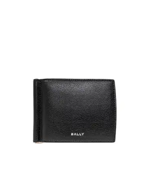 Bally Logo Folding Wallet - Black