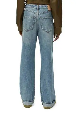 Loewe Deconstructed Logo-patch Jeans