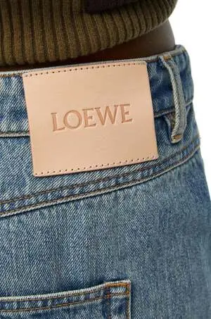 Loewe Deconstructed Logo-patch Jeans