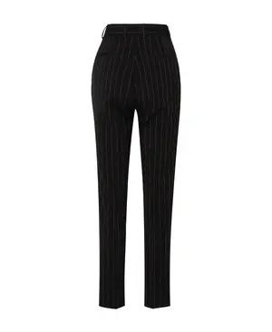 Dolce & Gabbana Striped Tailored Trousers - Black