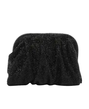 Benedetta Bruzziches Venus La Petite Embellished Clutch Bag - Black