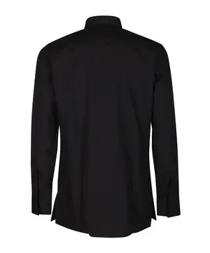 Givenchy 4g Embroidered Long-sleeved Shirt - Black