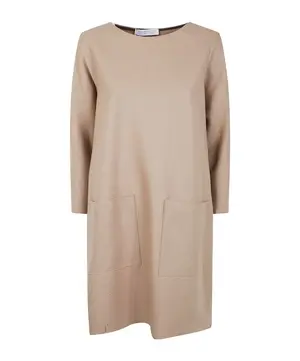 Harris Wharf London Patch Pocket Midi Dress