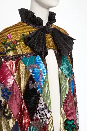 Valentino Garavani Embellished Sequin Cape