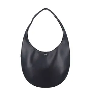 Coperni Logo Detailed Medium Soft Tote Bag - Black