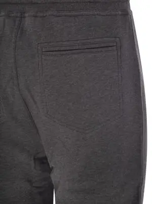 Brunello Cucinelli Drawstring Fleece Track Pants - Black