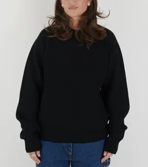JIL SANDER Round Neck Sweater With Side Zippers