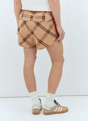 ADIDAS X WALES B ONNER Plaid Shorts