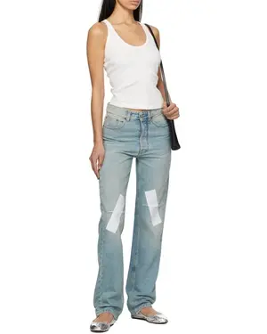 MAISON MARGIELA Ribbed Open-back Tank Top