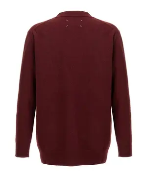 MAISON MARGIELA V-neck Button-up Cardigan - Brown