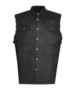 Rick Owens Sleeveless Tommy Jumbo Outershirt - Black
