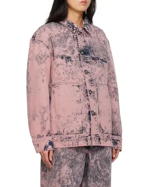 ETUDES Distressed Denim Jacket