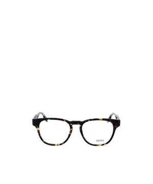 Zegna Round Frame Eyeglasses - White