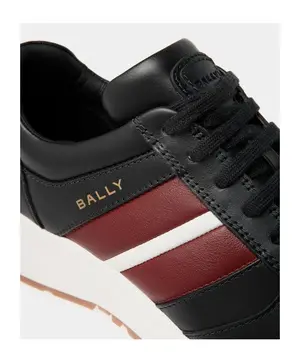 Bally Striped Lace-up Sneakers - Black