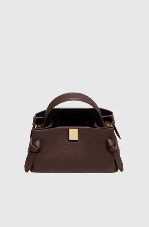 Yuzefi Gyoza Mini Handbag - Espresso