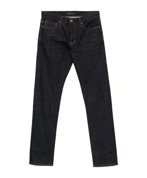 TOM FORD Skinny Jeans With Logo Patch - Black