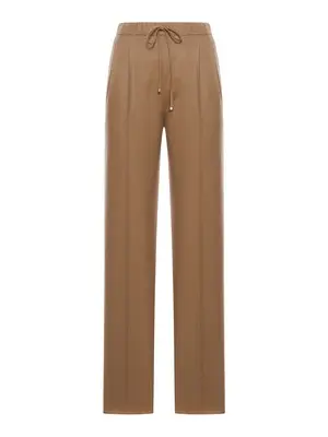 Max Mara Gitti Drawstring Trousers - Brown