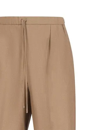 Max Mara Gitti Drawstring Trousers - Brown