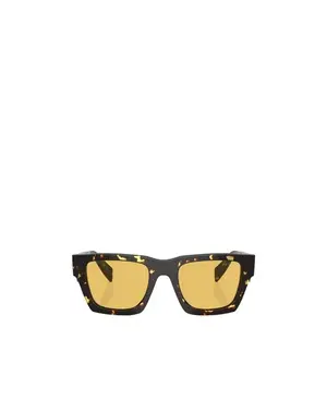 Prada Prada Square Frame Sunglasses Yellow