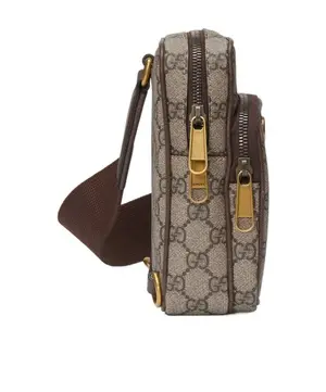 Gucci Ophidia Gg Web Striped Belt Bag