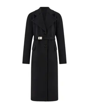 FERRAGAMO Single-breasted Belted Coat