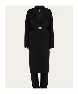 FERRAGAMO Single-breasted Belted Coat