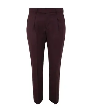 PT TORINO Straight Leg Casual Pants - Black