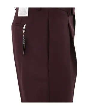 PT TORINO Straight Leg Casual Pants - Black