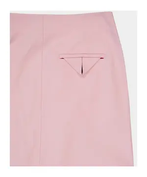 Bottega Veneta Washed Cotton Twill Wrap Midi Skirt